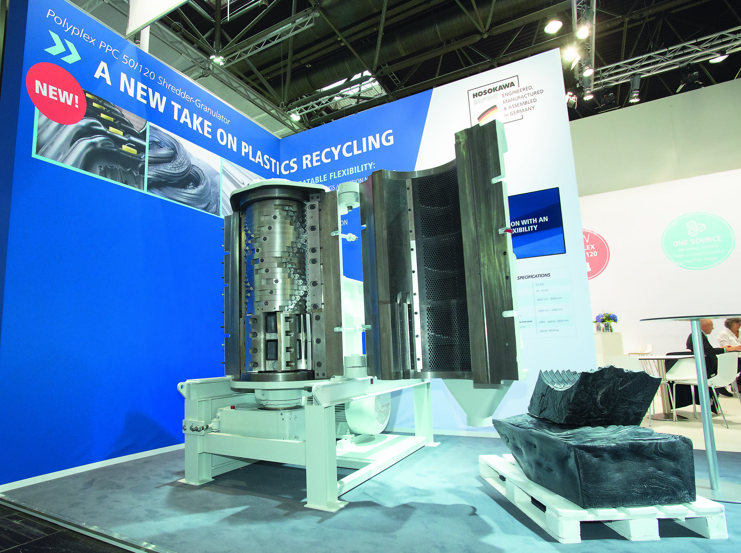 PolyPlex PPC 50/120 Shredder-Granulator - Hosokawa Polymer Systems